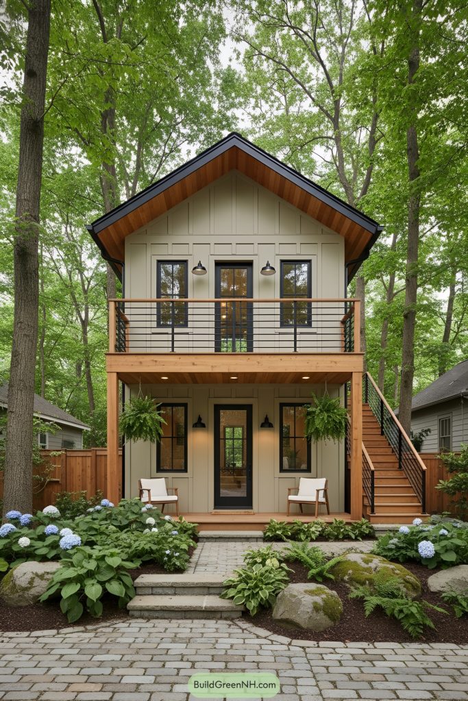 27 Modern Tiny 2-Story Houses With Beautiful Use of Vertical Space