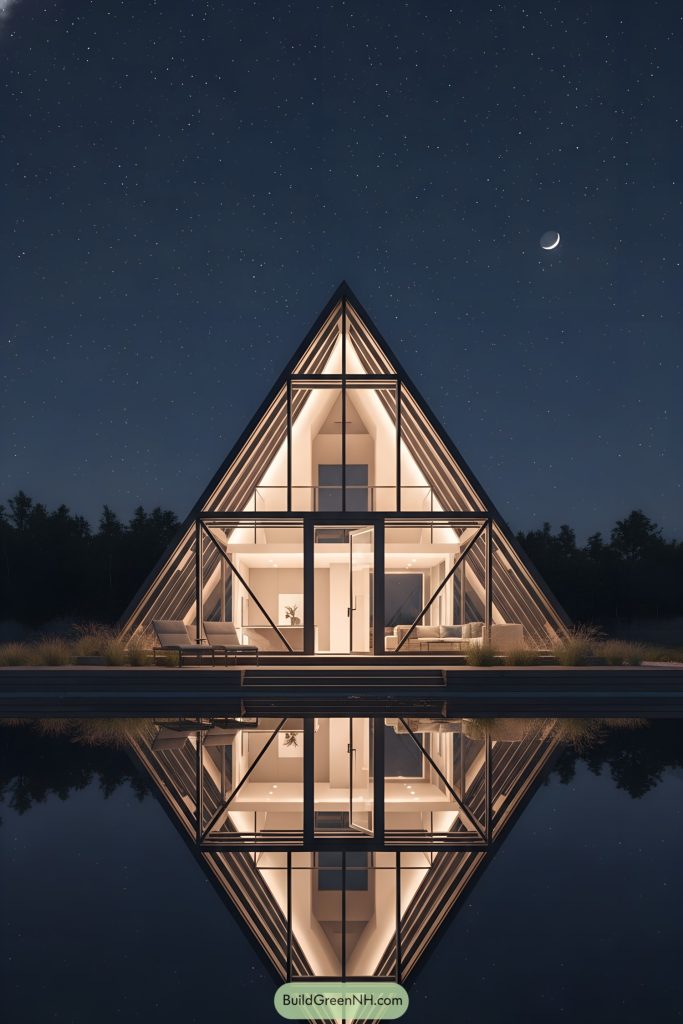 20 Pyramid-Shaped Modern Houses with a Unique Flair