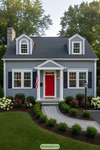 19 Red Accent House Exteriors That Elevate Curb Appeal