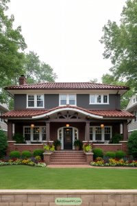 19 Red Accent House Exteriors That Elevate Curb Appeal