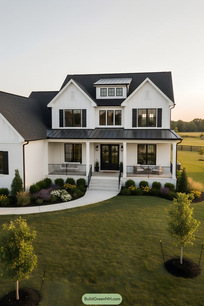 25 Suburban Farmhouses Inspired by Country Roots and Fresh Design