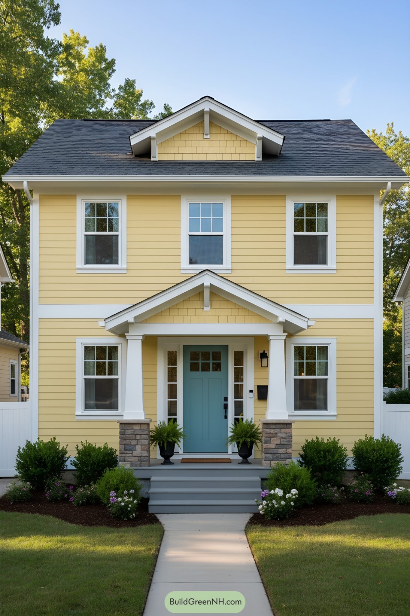 21 Yellow Houses That Radiate Sunny Curb Appeal