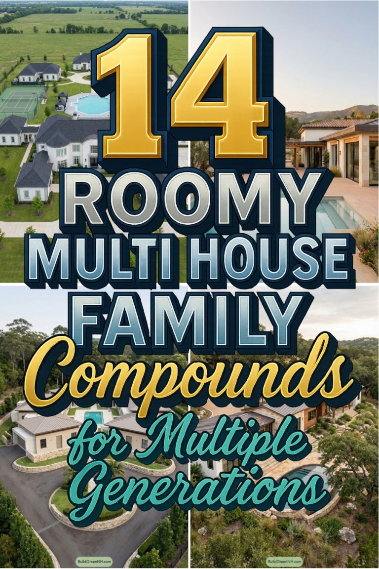 14 Roomy Multi House Family Compounds for Multiple Generations