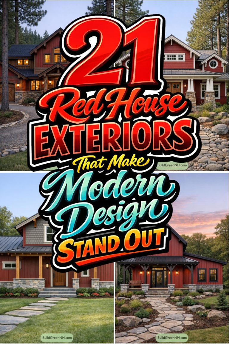 21 Red House Exteriors That Make Modern Design Stand Out