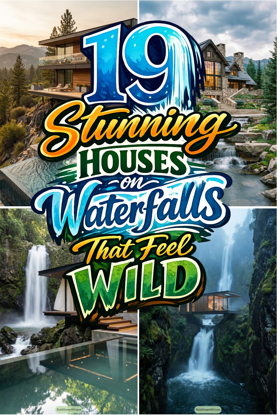 19 Stunning Houses on Waterfalls That Feel Wild