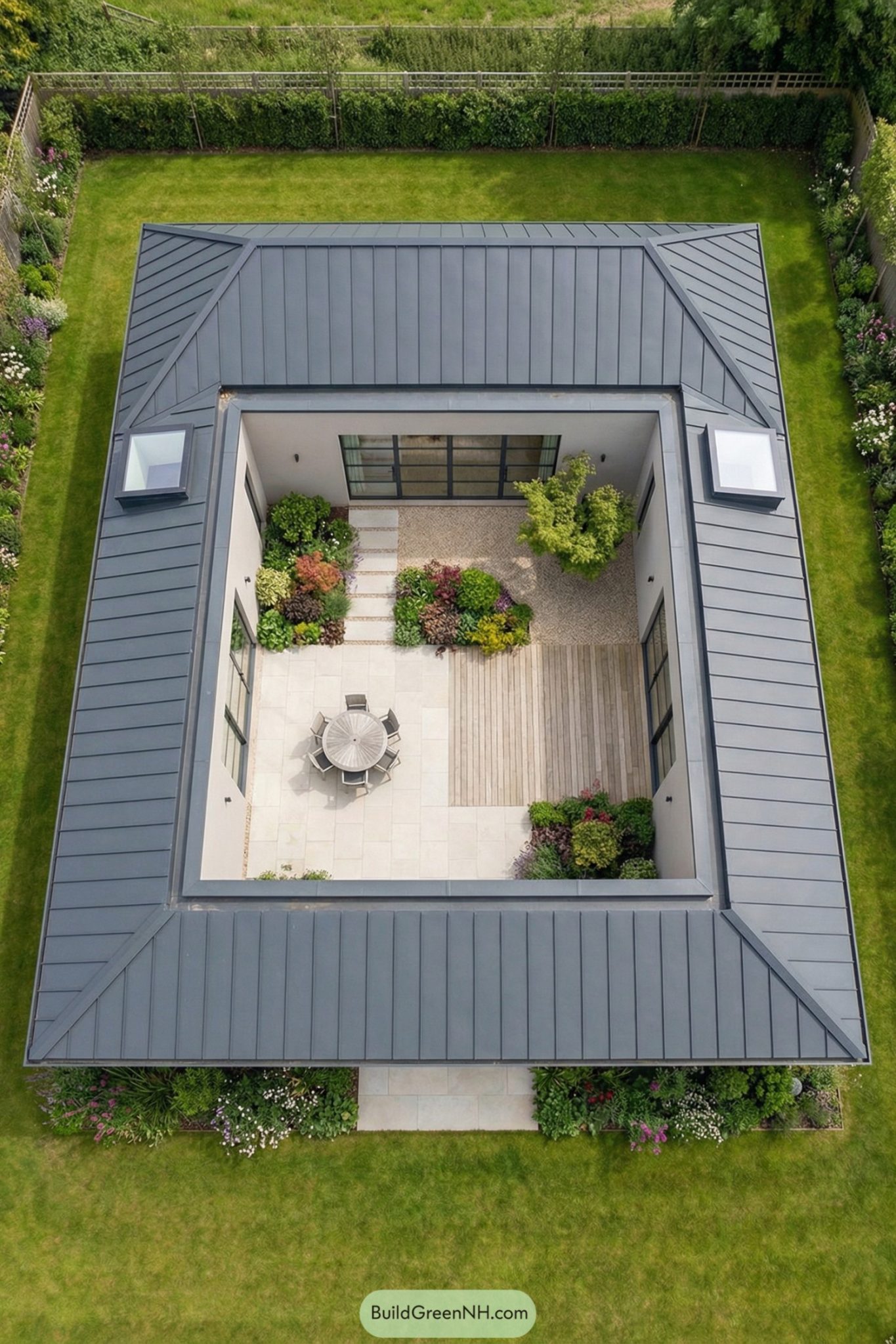 23 Houses With Inner Courtyards Focused Green