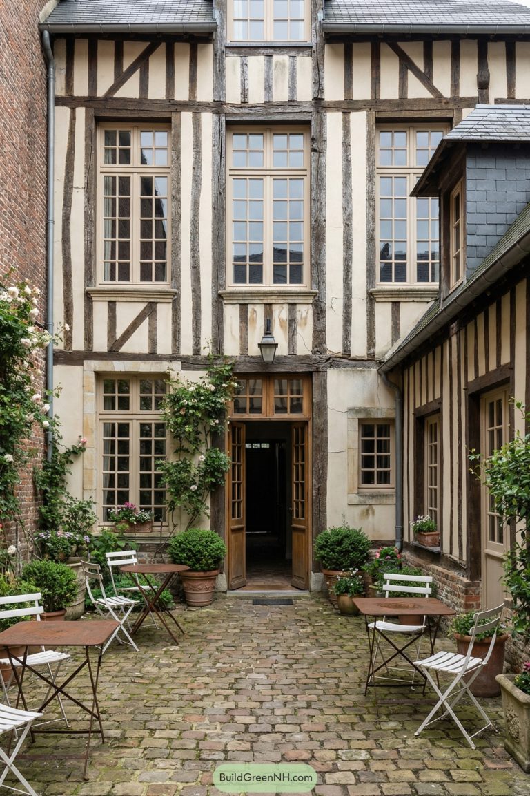 26 Timeless French House Courtyards Capturing European Elegance