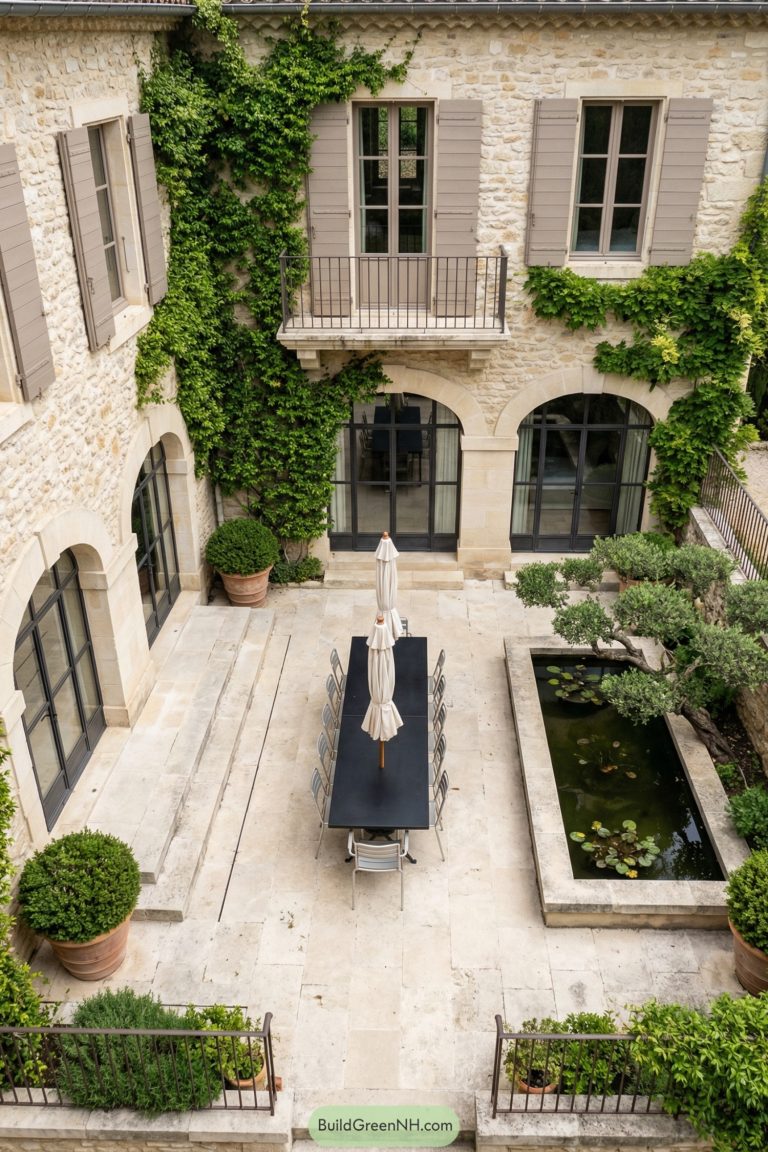 26 Timeless French House Courtyards Capturing European Elegance