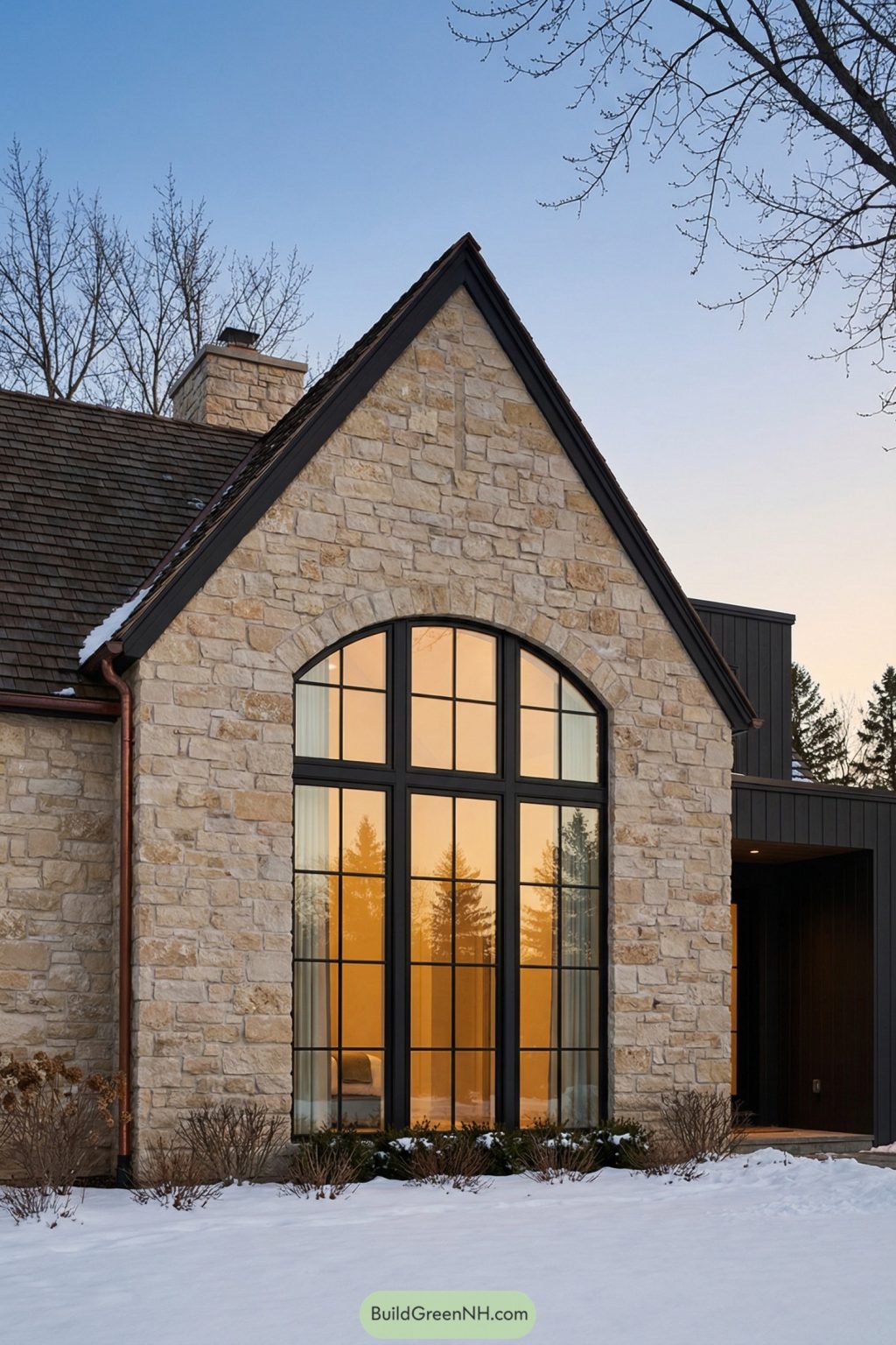 25 Iconic House Exteriors with Arched Windows