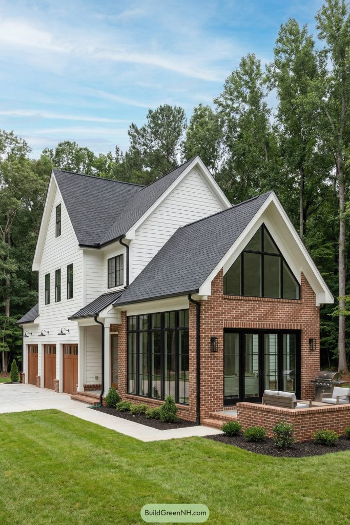 21 House Exteriors with Tall Windows That Make Vertical Design Shine