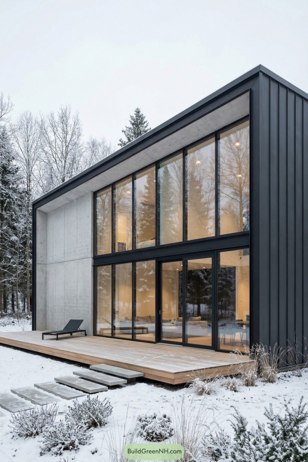 21 House Exteriors with Tall Windows That Make Vertical Design Shine