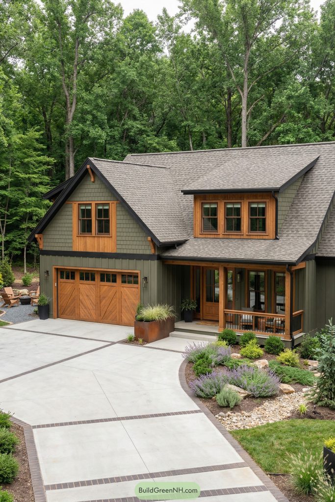 21 Houses With Green Siding That Prove Green Is Timeless