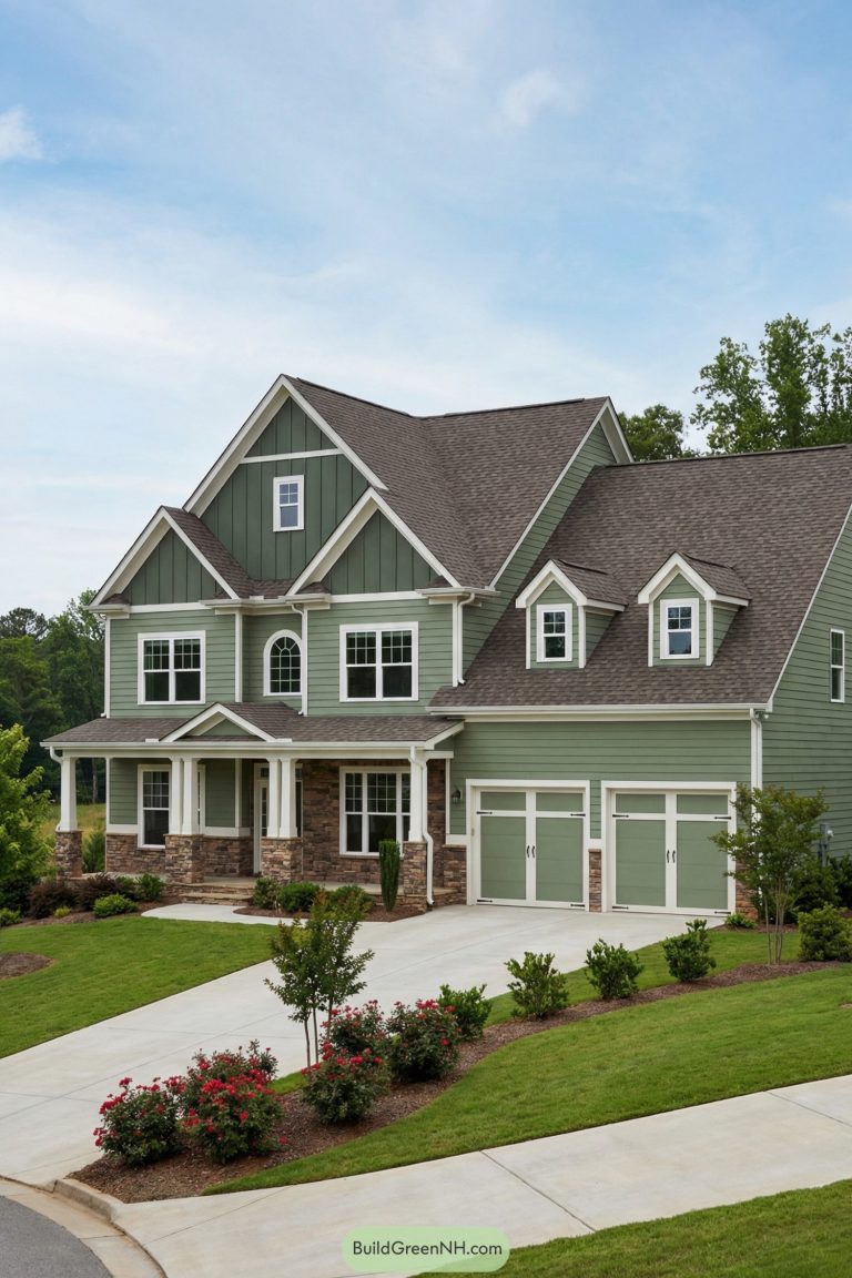 21 Houses With Green Siding That Prove Green Is Timeless