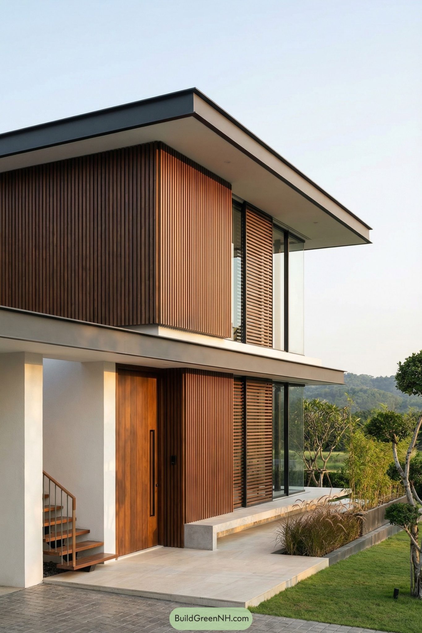 21 Houses with Timber Slats That Make Wood the Star of the Facade