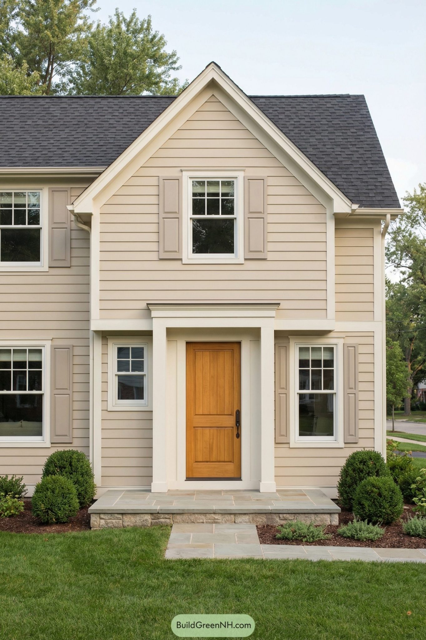 21 Beautiful Houses with Wooden Entry Doors