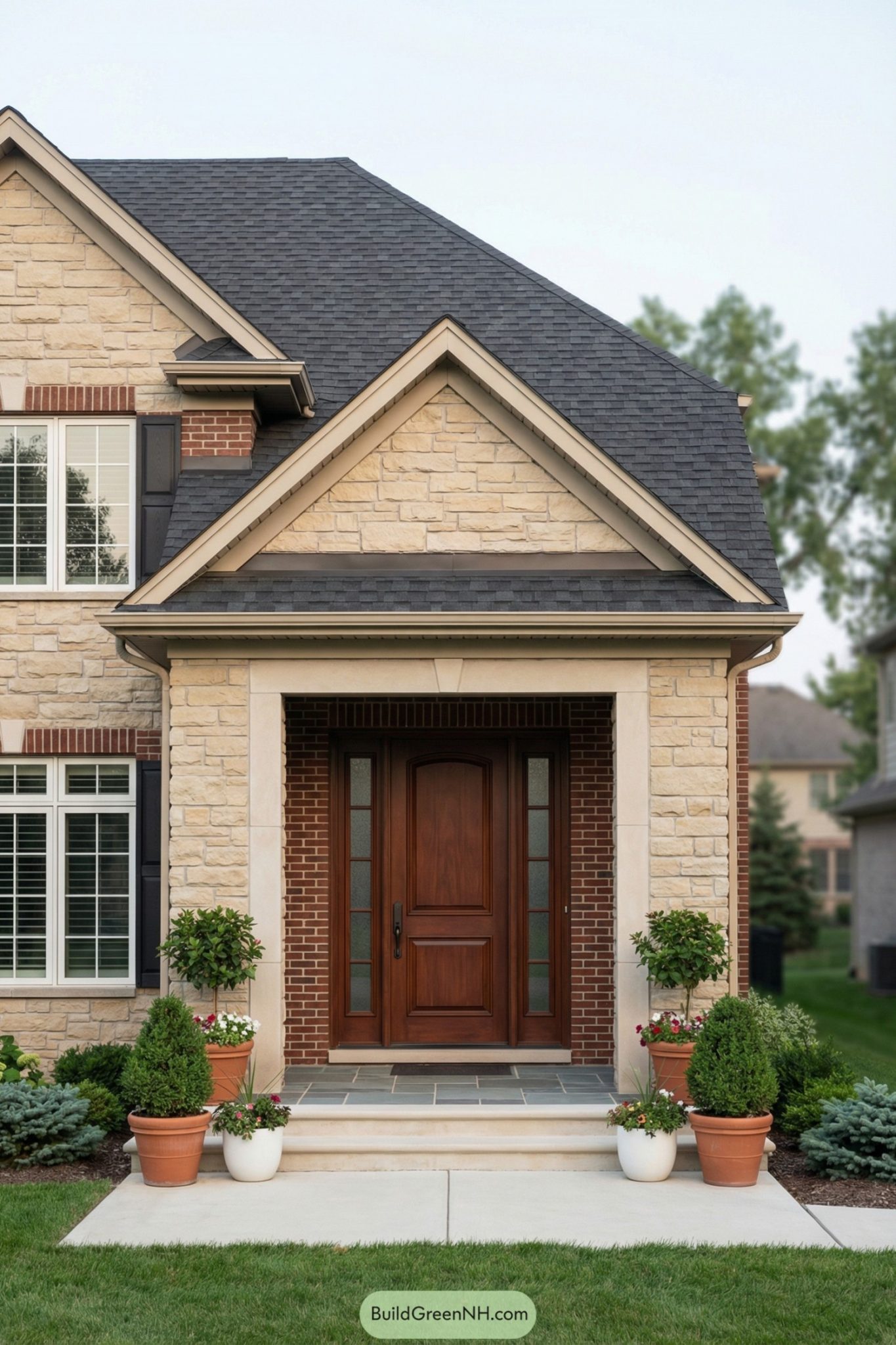 21 Beautiful Houses with Wooden Entry Doors
