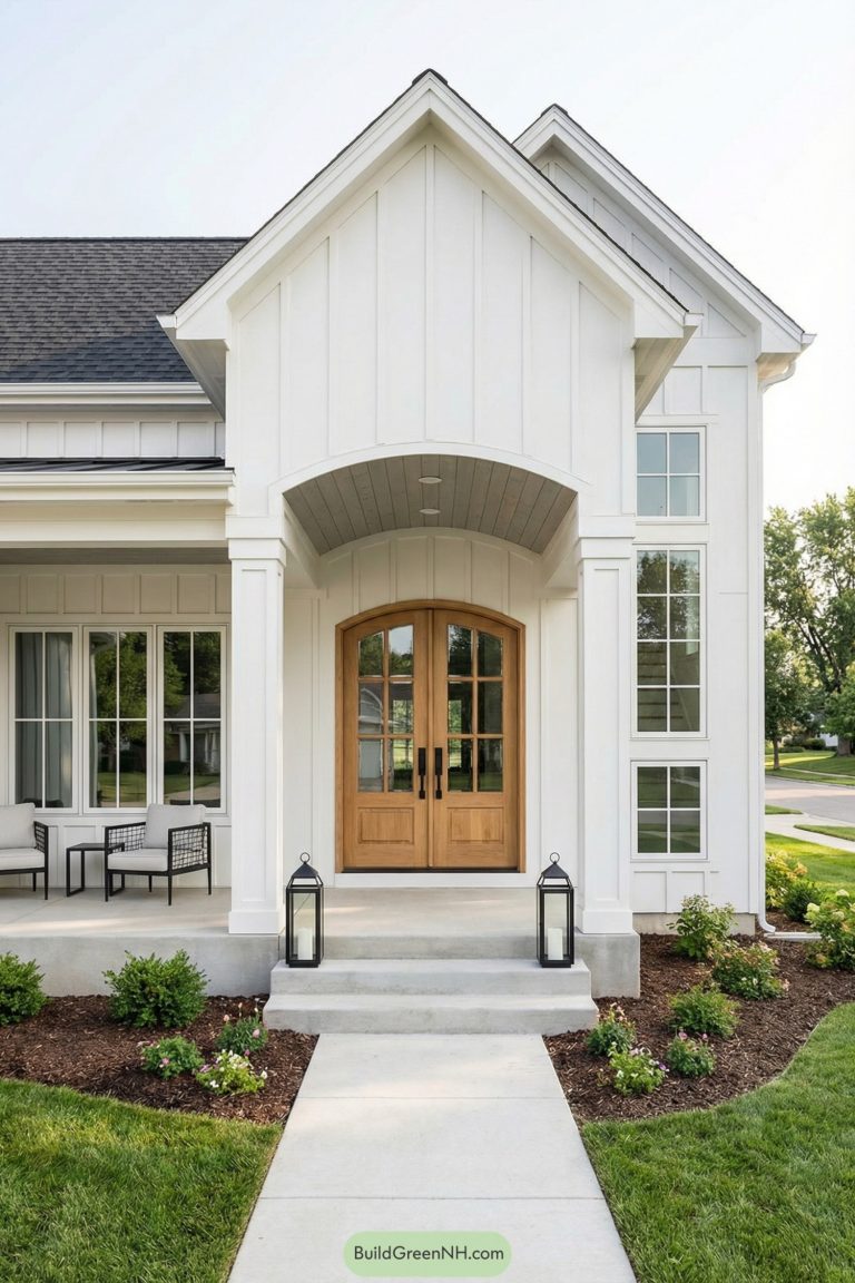 21 Beautiful Houses with Wooden Entry Doors