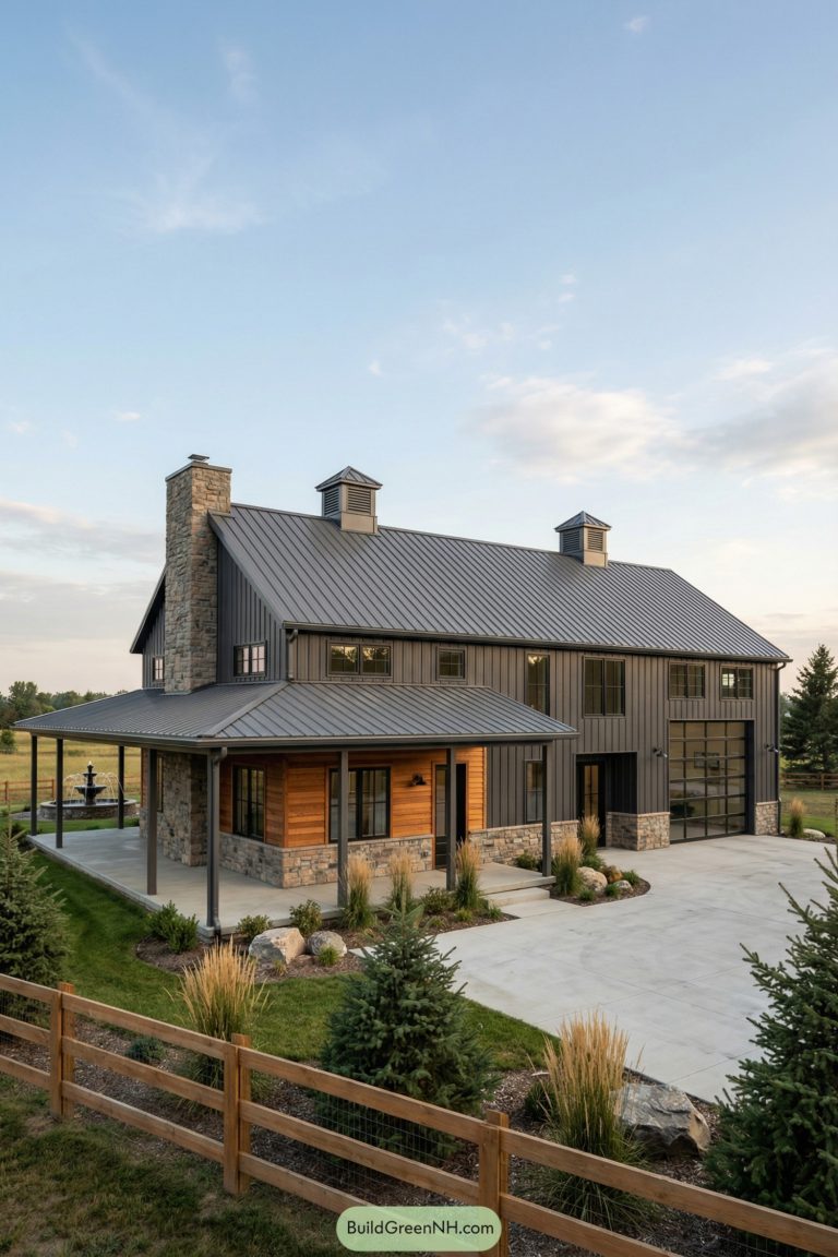 25 Charm-packed Modern Barndominiums With Rustic Siding