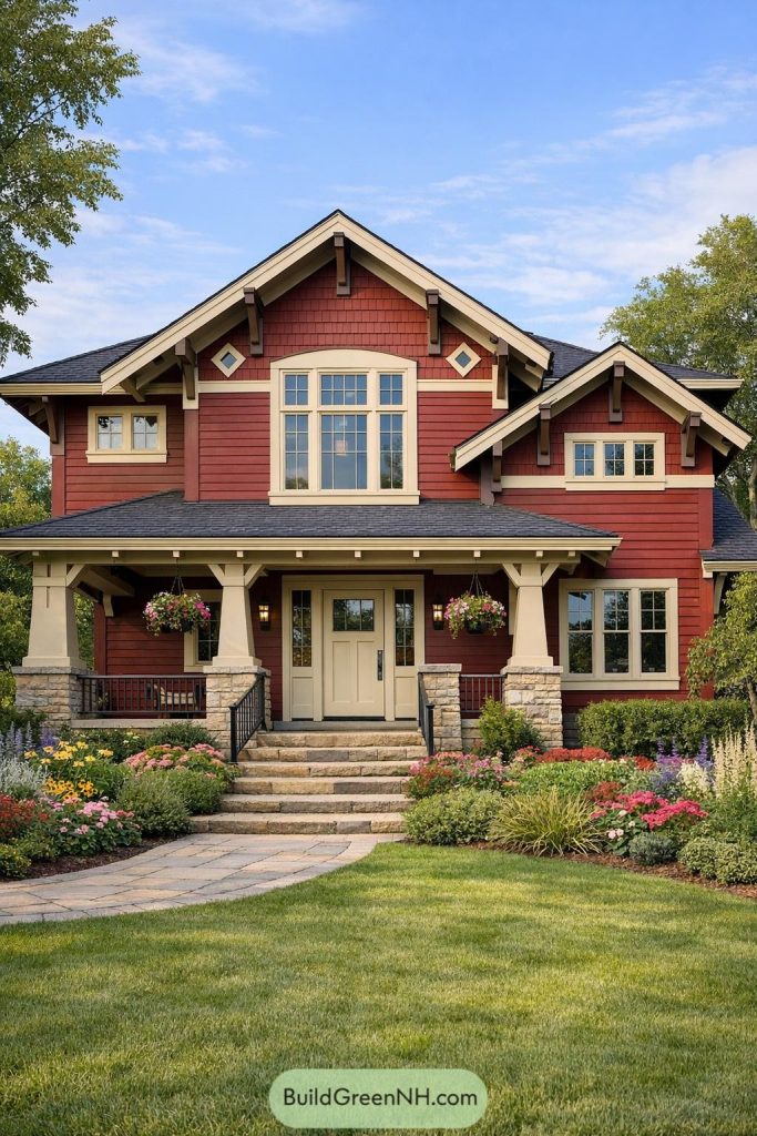21 Red House Exteriors That Make Modern Design Stand Out