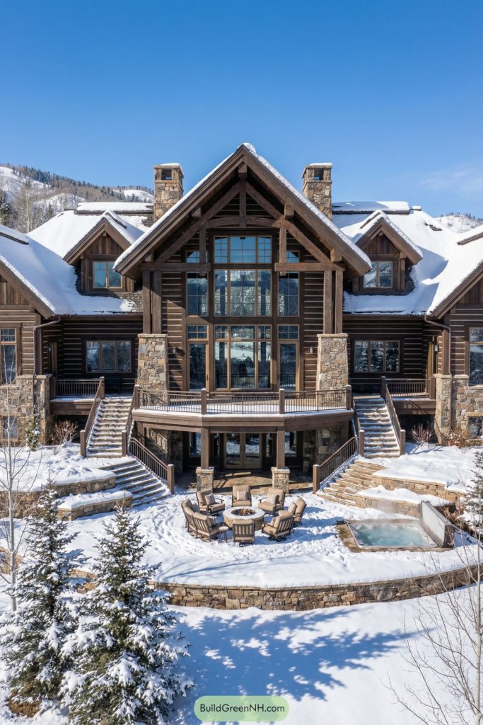 22 Enchanting Winter Mansions That Capture Holiday Magic