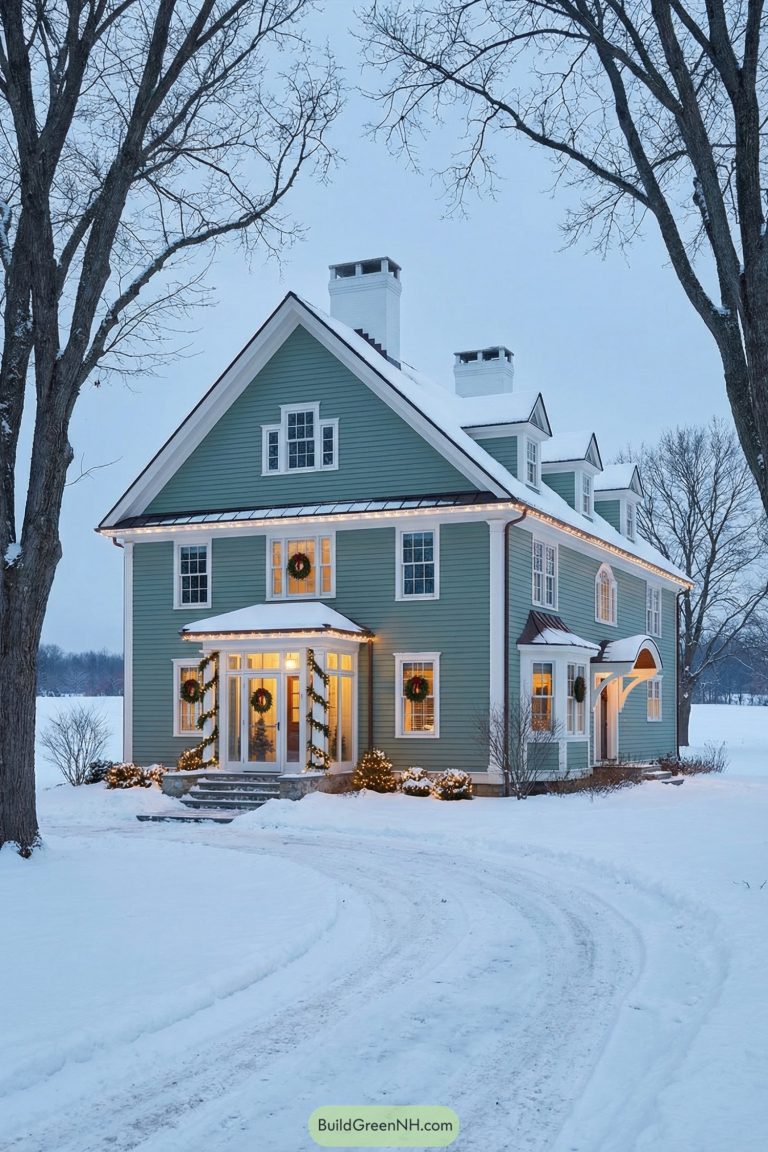 24 Enchanting Winter Wonderland House Designs That Spark Seasonal Magic