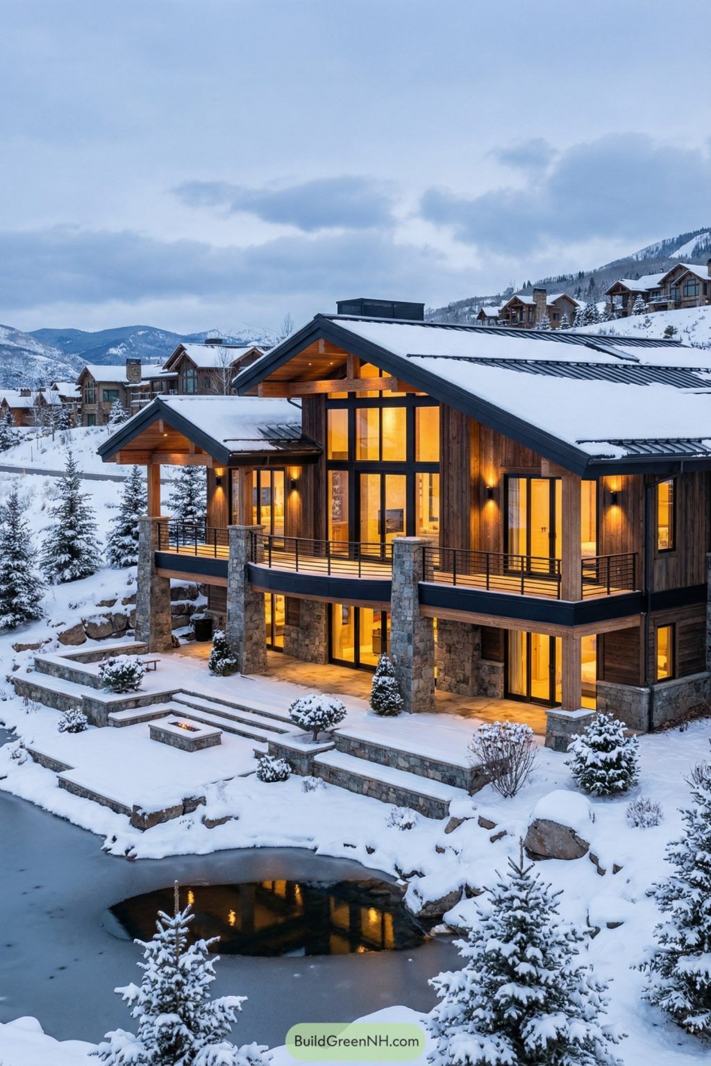 24 Enchanting Winter Wonderland House Designs That Spark Seasonal Magic