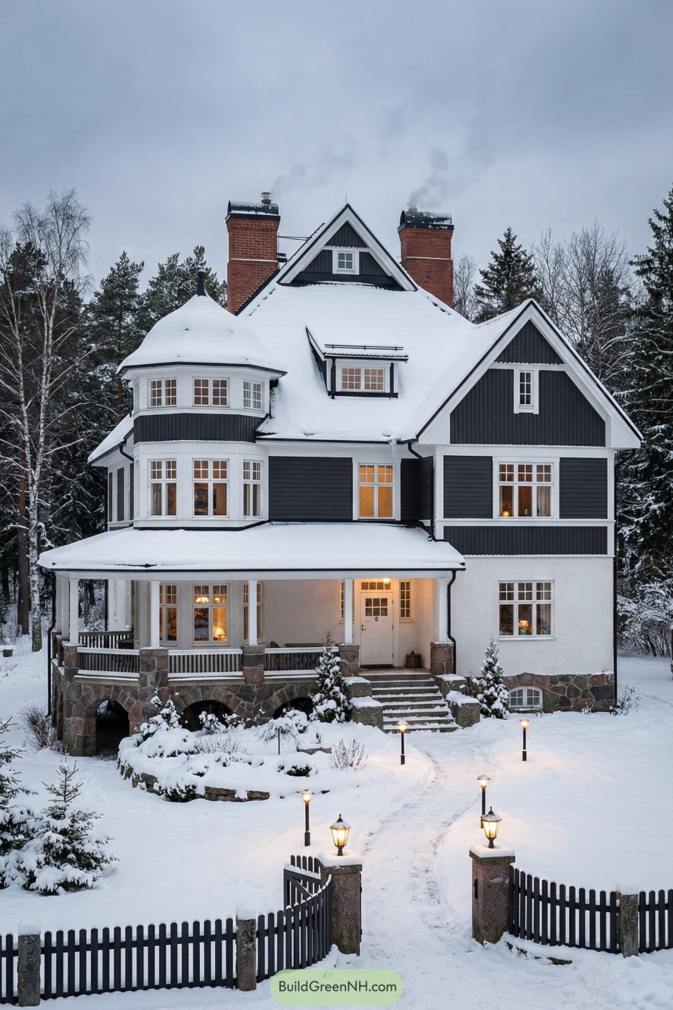 24 Enchanting Winter Wonderland House Designs That Spark Seasonal Magic