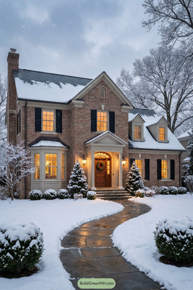 24 Enchanting Winter Wonderland House Designs That Spark Seasonal Magic