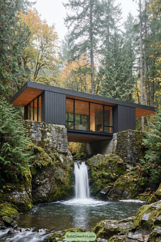 19 Stunning Houses on Waterfalls That Feel Wild