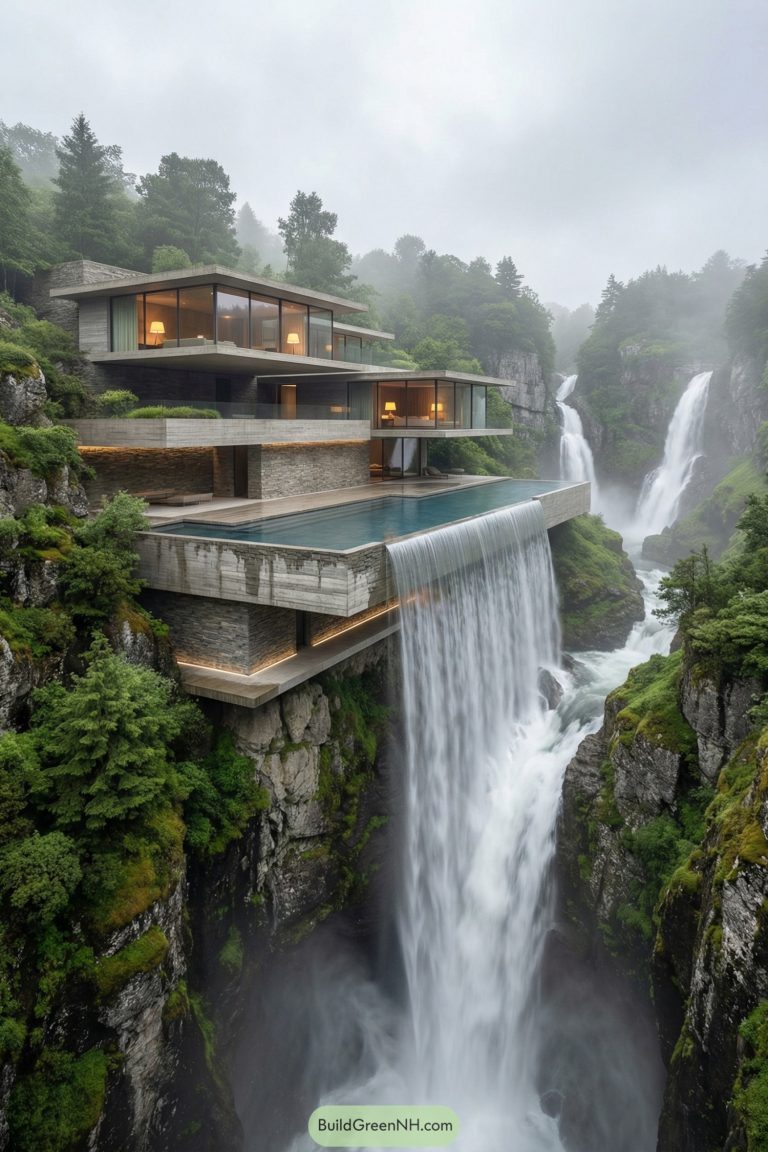19 Stunning Houses on Waterfalls That Feel Wild