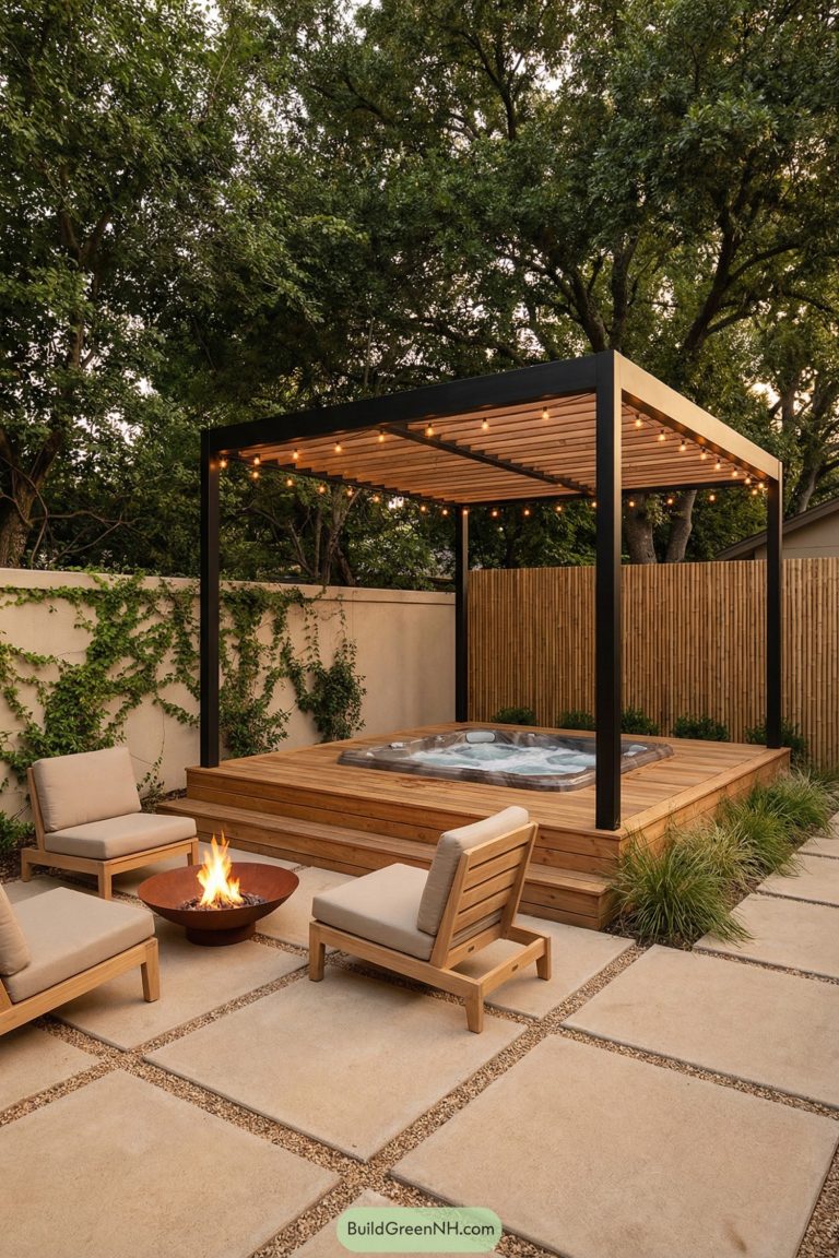 24 Blissful Outdoor Jacuzzi Ideas to Transform Your Backyard Retreat