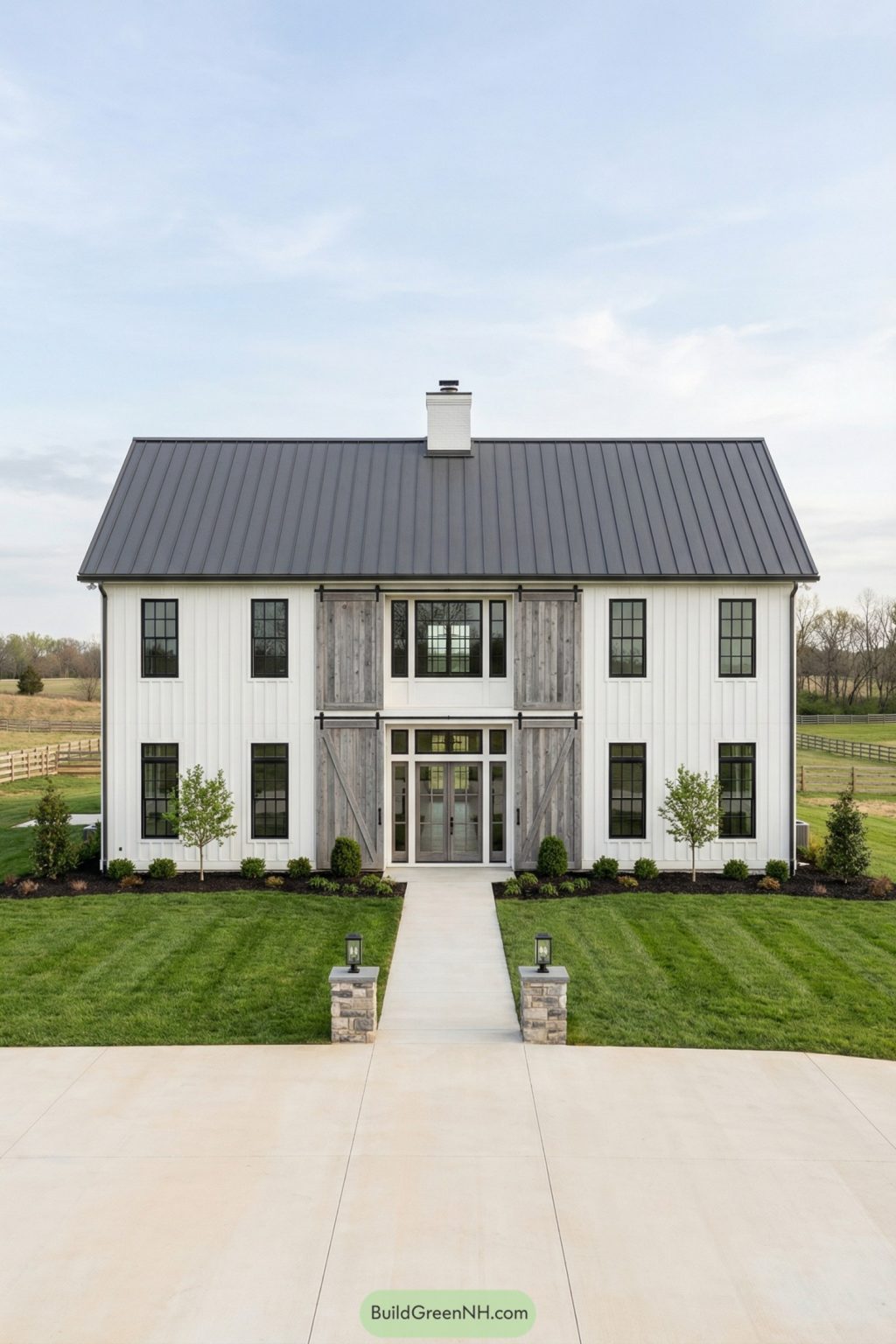 24 Timeless Colonial Style Barndominiums That Inspire Classic Country ...