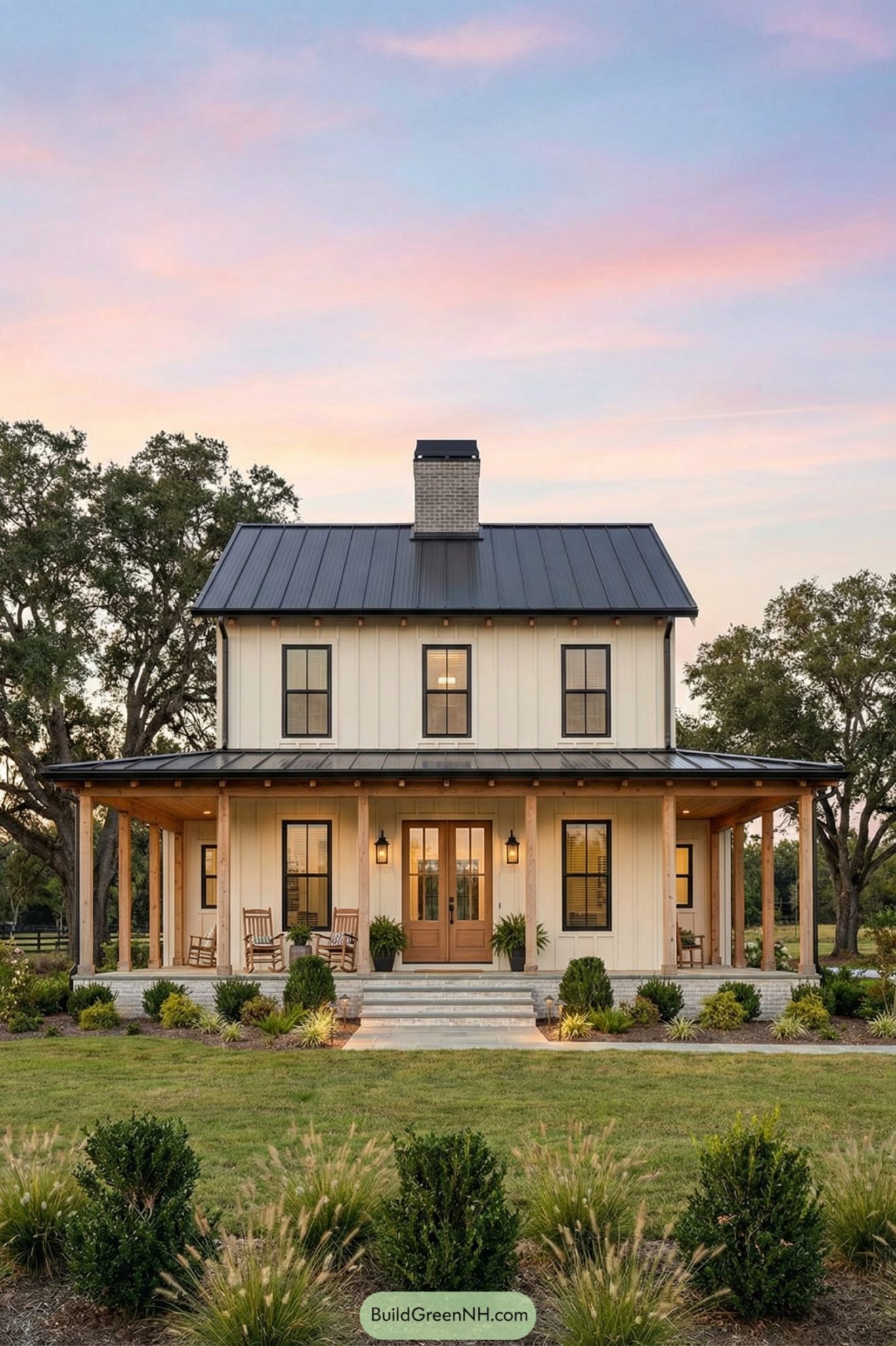 24 Timeless Colonial Style Barndominiums That Inspire Classic Country ...