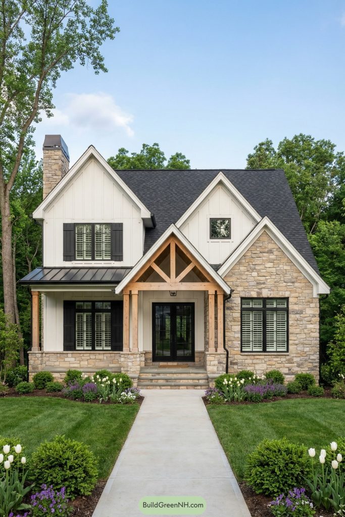 24 Beautiful Houses With Gables to Inspire Your New Dream Home