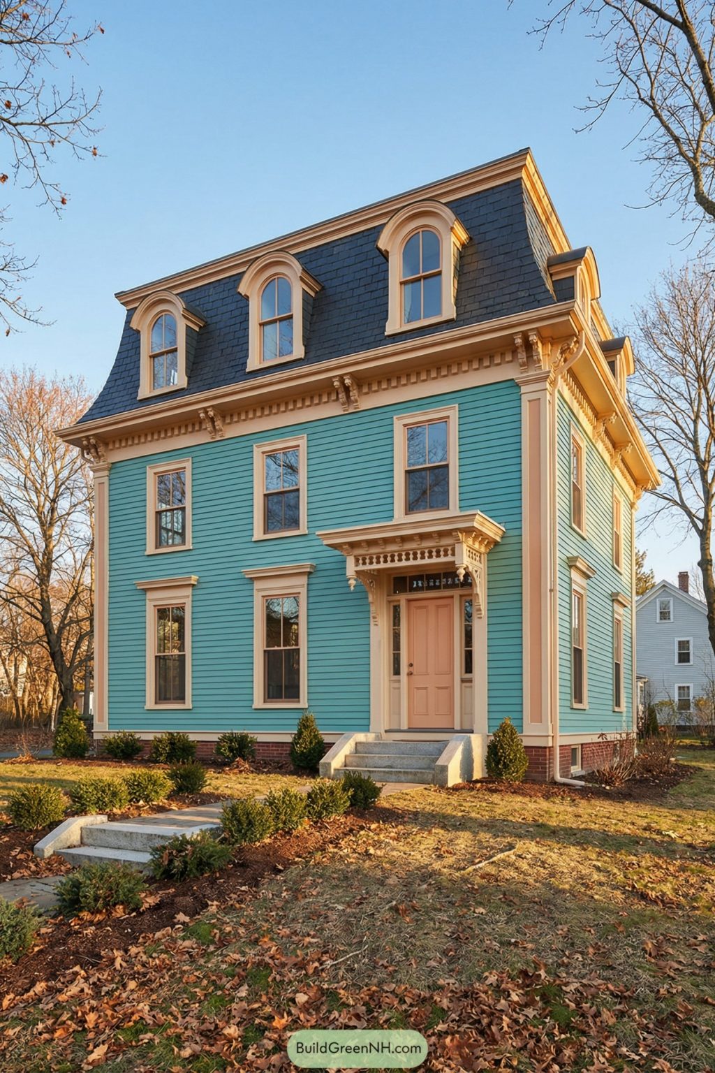 23 Elegant Mansard Roof Designs in True Classic Home Exteriors