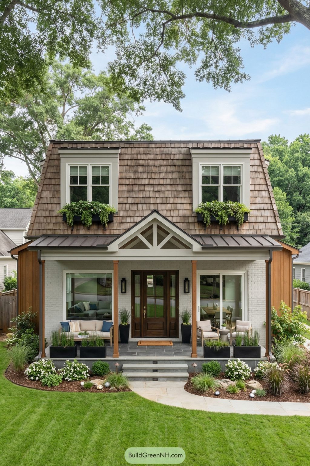 23 Elegant Mansard Roof Designs in True Classic Home Exteriors