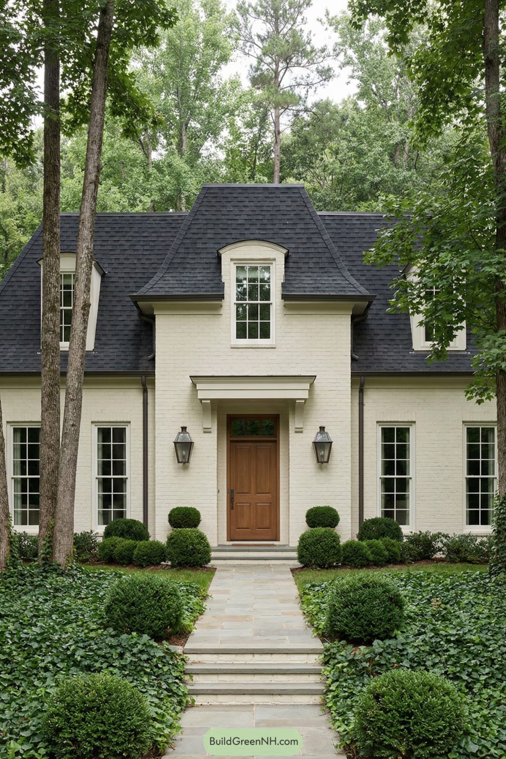 23 Elegant Mansard Roof Designs in True Classic Home Exteriors