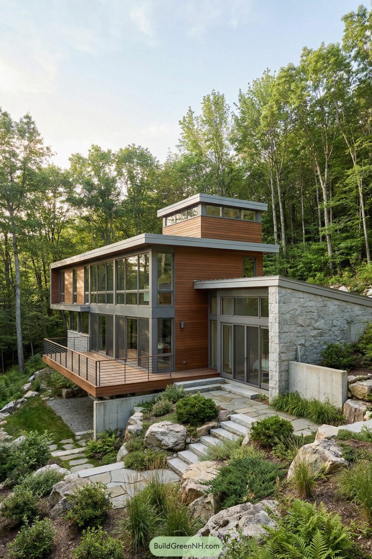24 Modern Houses That Blend Into Mountain Forests Using Stone and Wood