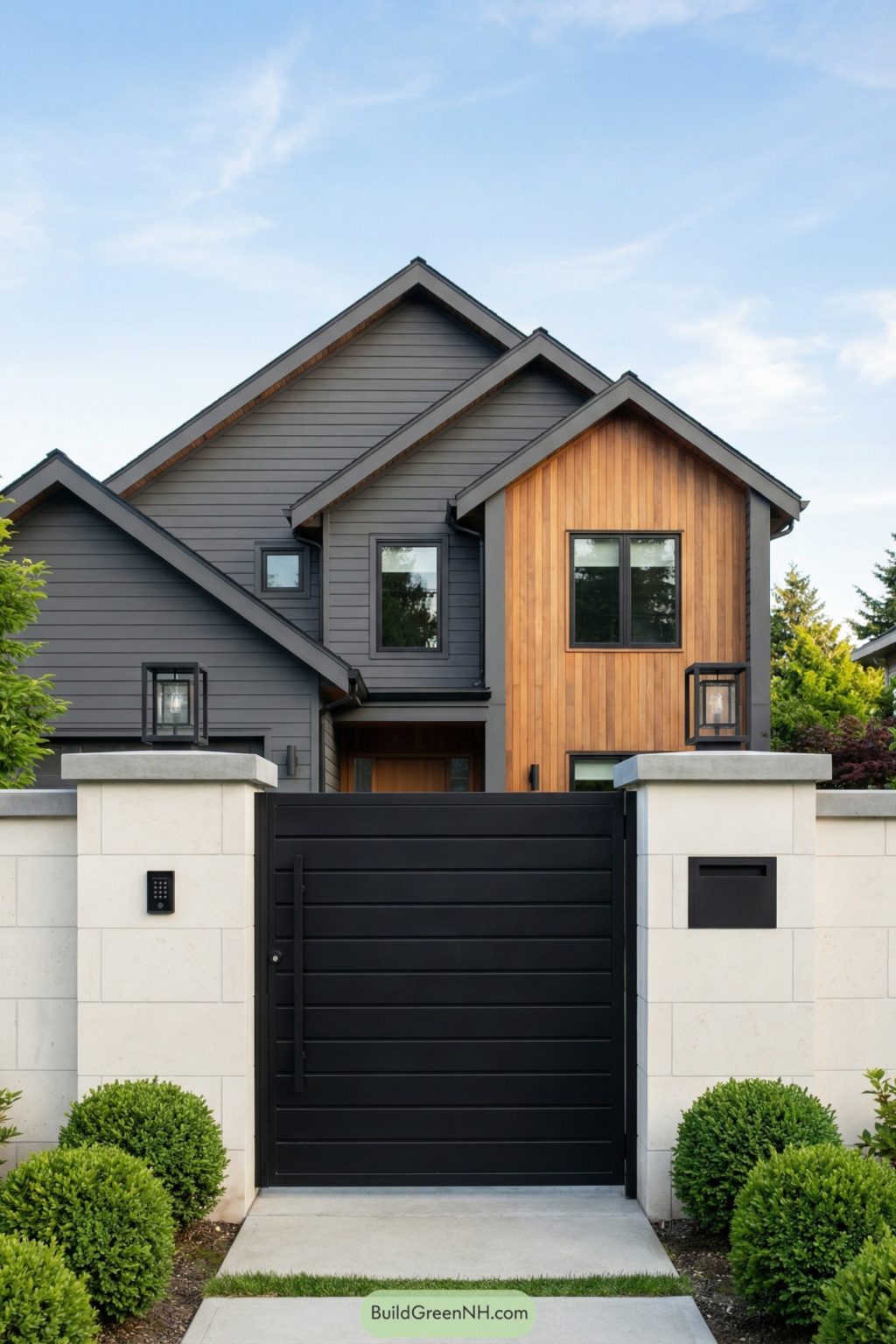 25 Modern Houses with Gates That Turn Privacy into a Design Feature