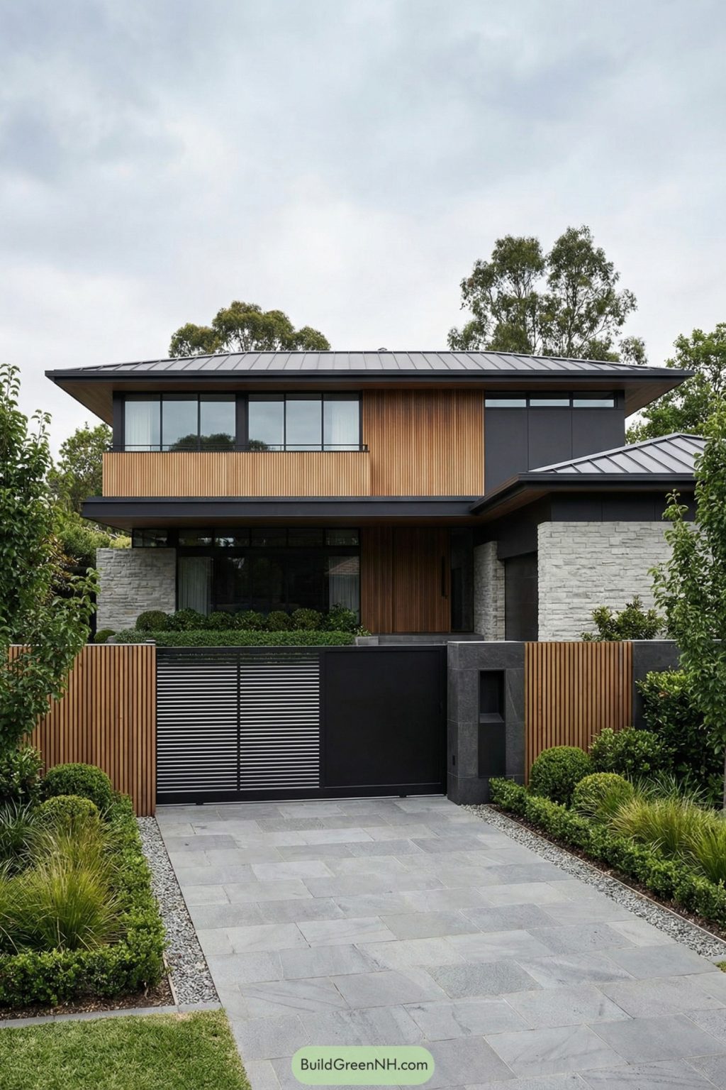 25 Modern Houses with Gates That Turn Privacy into a Design Feature