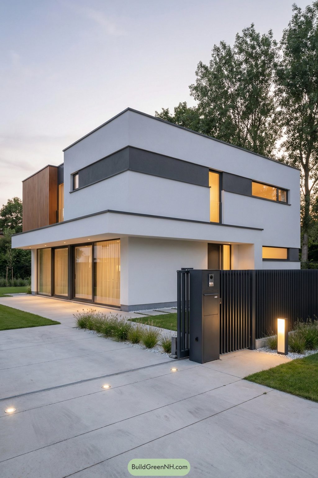 25 Modern Houses with Gates That Turn Privacy into a Design Feature