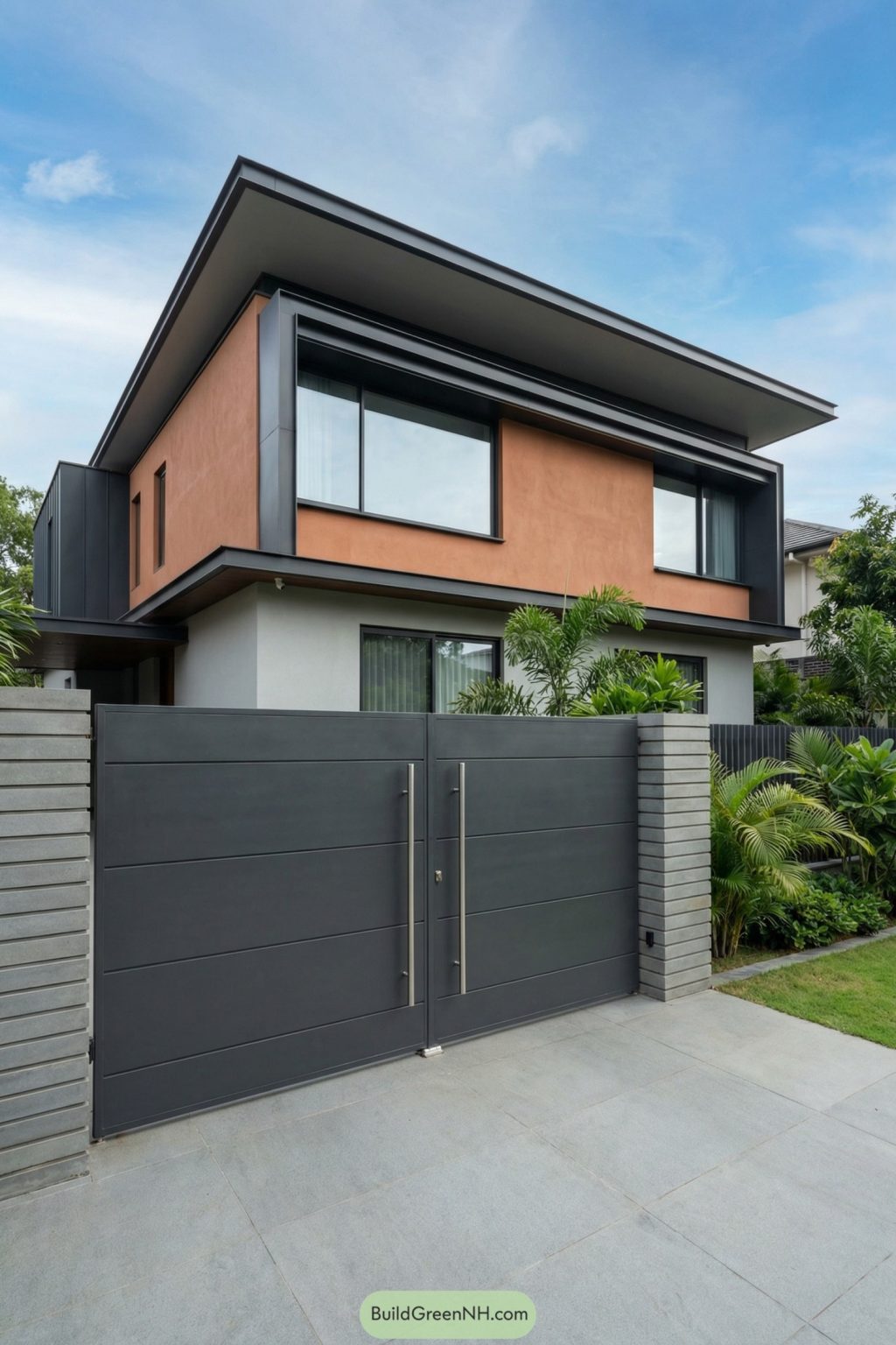 25 Modern Houses with Gates That Turn Privacy into a Design Feature