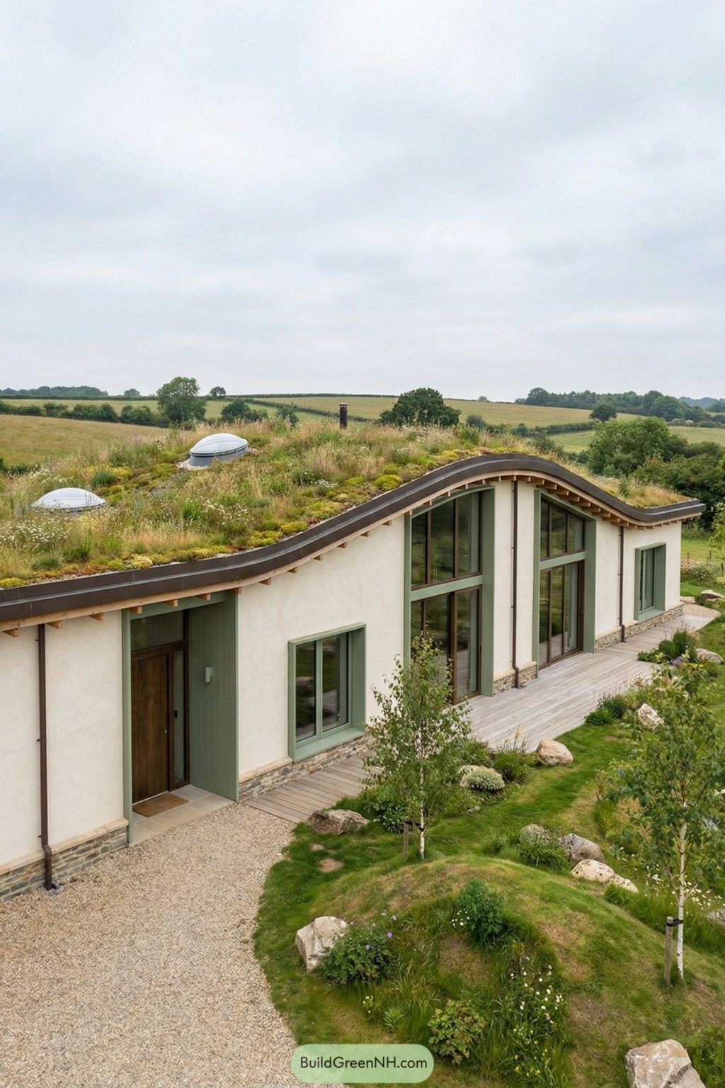 22 Inspiring House Designs with Organic Roofs