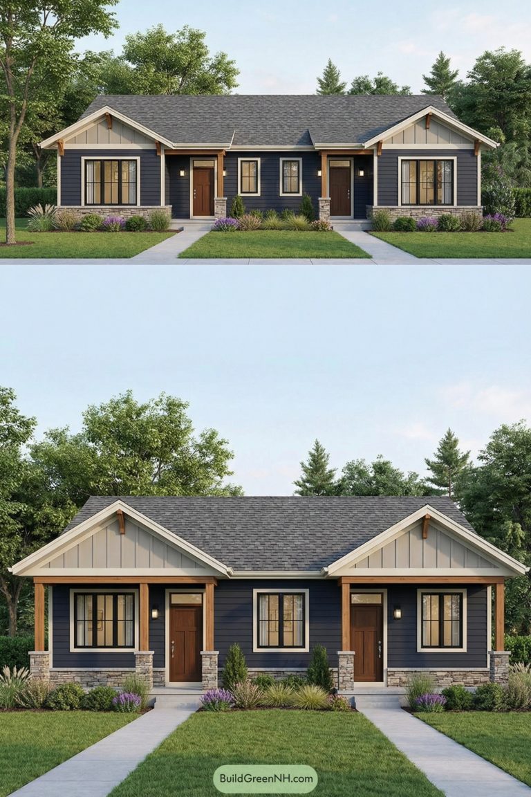 23 Single Floor Duplex Houses Beautiful on Both Sides