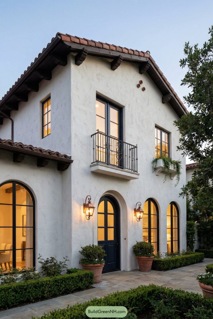 27 Dreamy White Stucco Houses for Your Home Inspiration