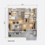 Small House Floor Plans: Modern Marvel: Tiny House in the Woods