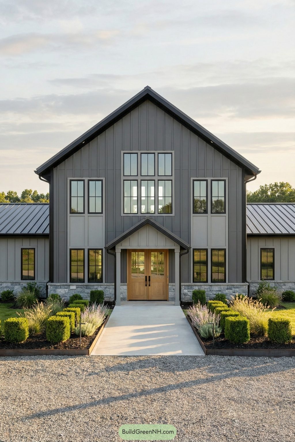 25 Stylishly Grey Barndominium Designs You'll Love