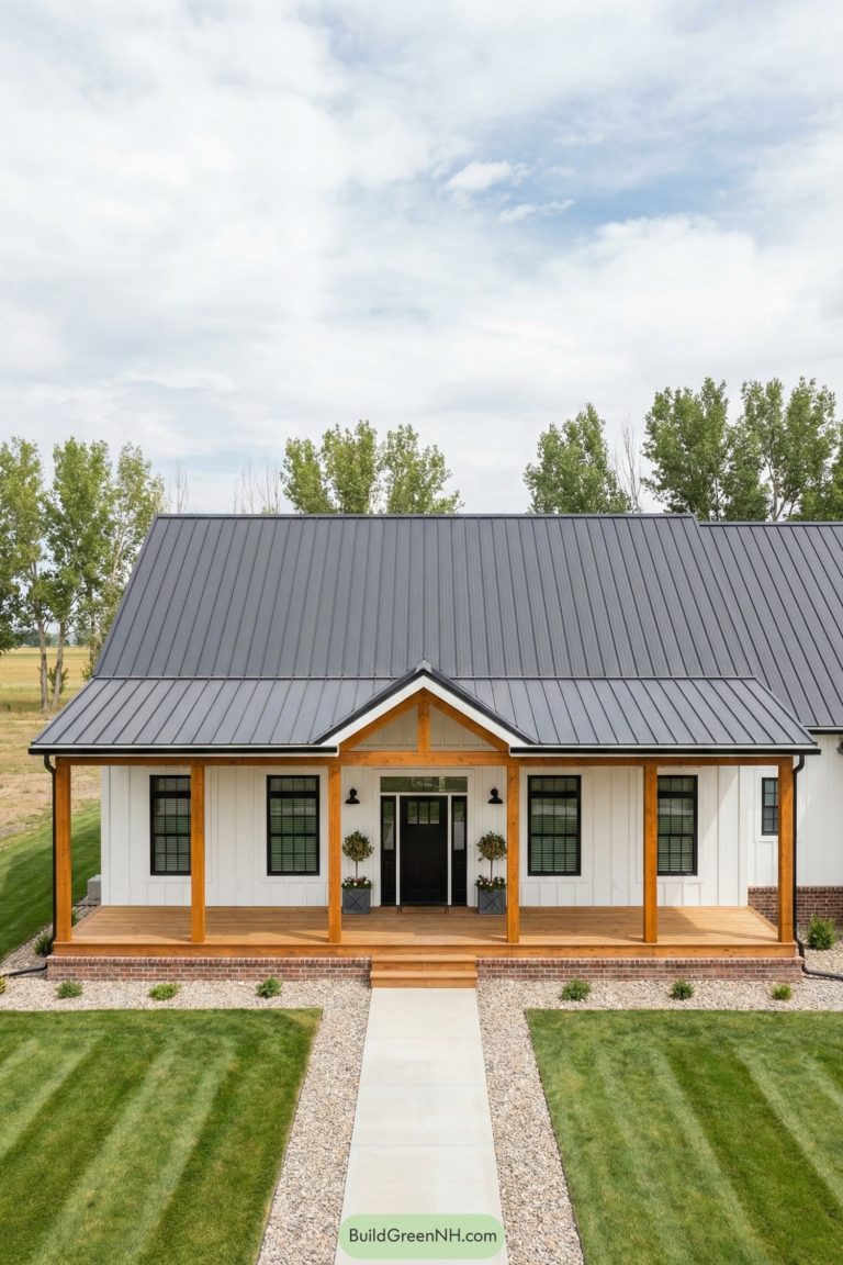 24 Modern Farmhouse Barndominium Designs You'll Love