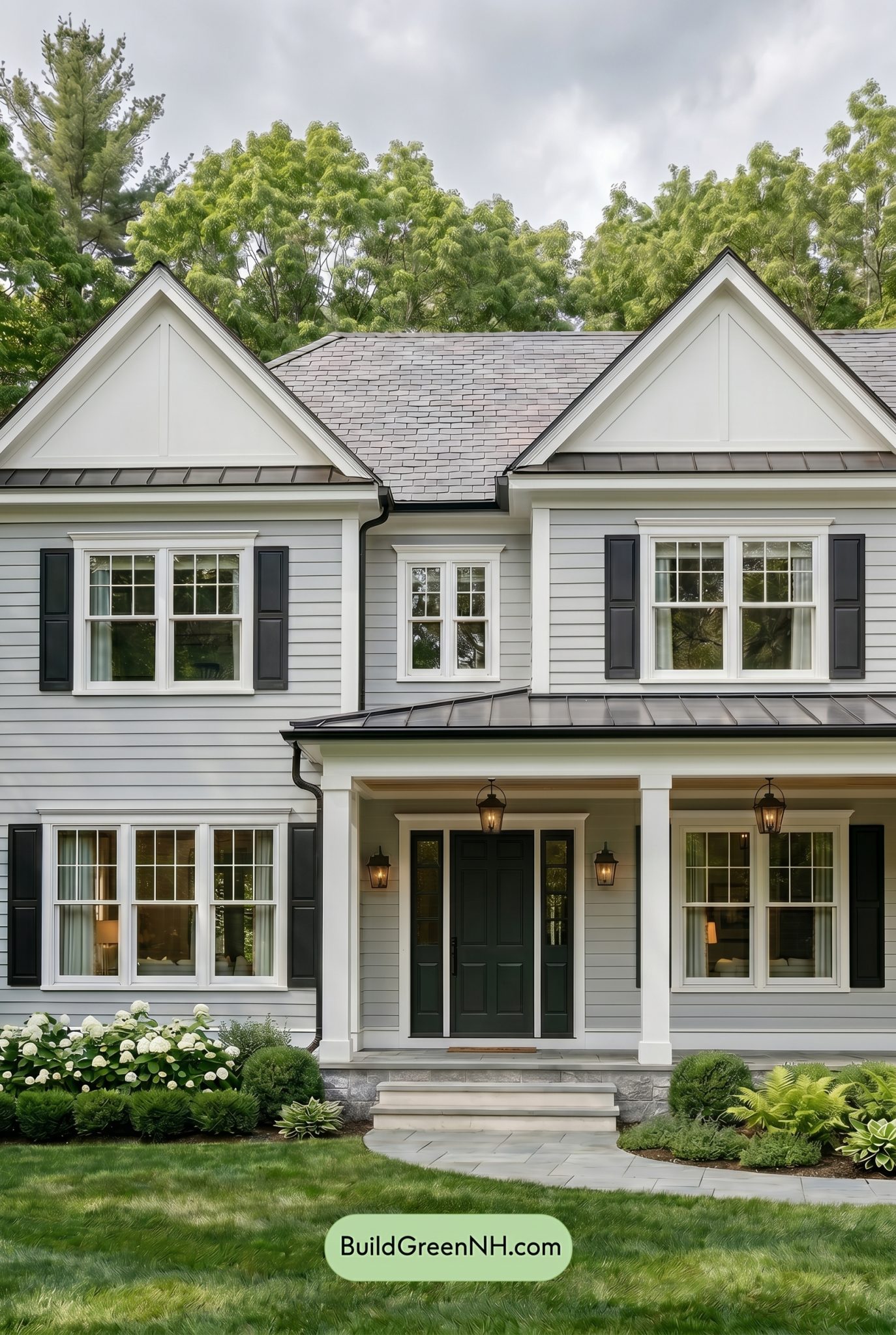 Light Grey Exterior Color Scheme: Cool Gray Heritage