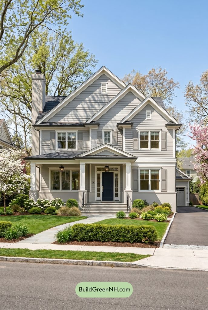 Light Grey Exterior Color Scheme: Pearl Gray Welcome